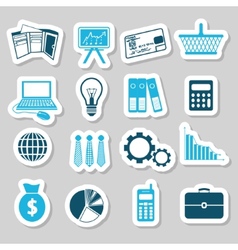 Modern technology stickers Royalty Free Vector Image