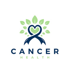Hands with pink breast cancer awareness ribbon Vector Image