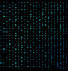 Binary computer code digital data view technology Vector Image