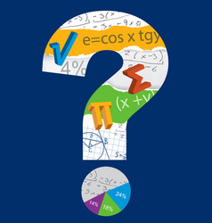 Student mathematics smart solutions concept Vector Image
