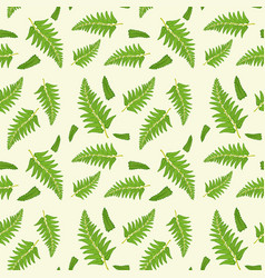 Fern seamless pattern Royalty Free Vector Image