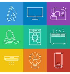 Insects line icons Royalty Free Vector Image - VectorStock