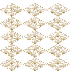Japanese gold background and pattern exquisit Vector Image