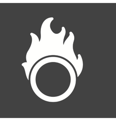 Fire hoop Royalty Free Vector Image - VectorStock