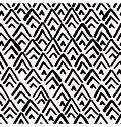 Hand drawn diamonds abstract seamless pattern Vector Image