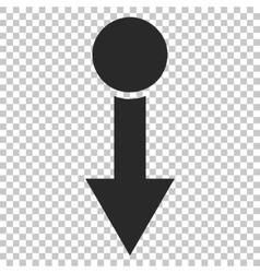 Pull down icon Royalty Free Vector Image - VectorStock