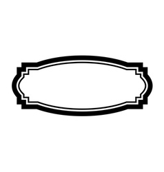 Black frame picture simple design Royalty Free Vector Image