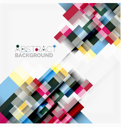 Abstract blocks template design background simple Vector Image