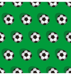 Soccer ball seamless pattern texture Royalty Free Vector