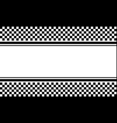 Checkered chess board race background wallpaper Vector Image