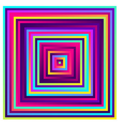 Crazy squares psychedelic geometric pattern Vector Image