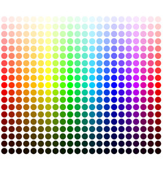 Color palette collection color rainbow color Vector Image