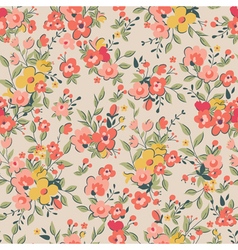 Floral seamless pattern pink Royalty Free Vector Image