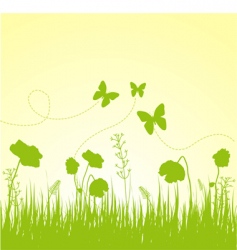 Spring song background Royalty Free Vector Image