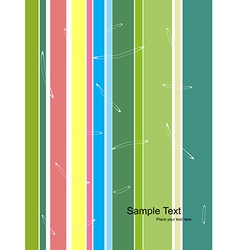 Retro stripes funky fonts seamless pattern Vector Image