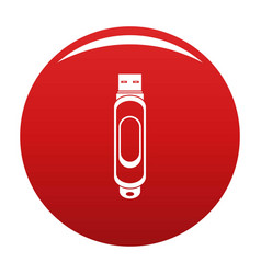 Mini usb flash icon isometric style Royalty Free Vector