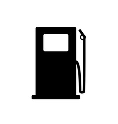 Fuel pump icon symbol diesel on white Royalty Free Vector