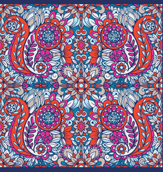 Multicolor paisley print Royalty Free Vector Image
