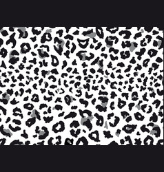 Seamless leopard fur pattern leopard background Vector Image