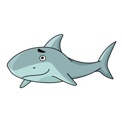 Angry shark Royalty Free Vector Image - VectorStock