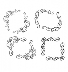 Metallic decorations Royalty Free Vector Image