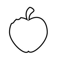 Apple Uncolored Vector Images (41)