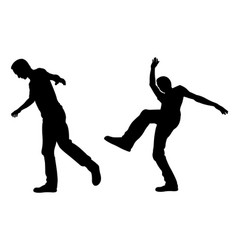 Man Silhouette Falling Vector Images (over 1,500)