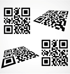 Qr code for scanning smartphones scan barcodes Vector Image