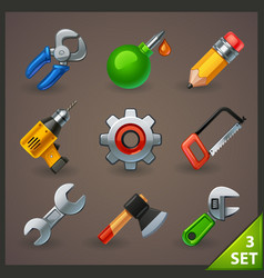 Tools icon set-6 Royalty Free Vector Image - VectorStock