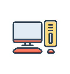 Computer Royalty Free Vector Image - VectorStock