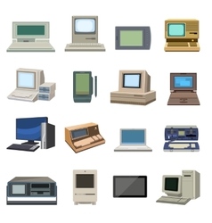 Old computer Royalty Free Vector Image - VectorStock