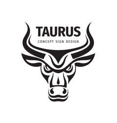 Bull design on white background wild animals Vector Image