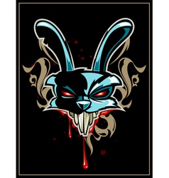 Rabbit Evil Head Vector Images (39)