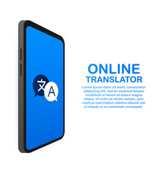 App translate language 10 Royalty Free Vector Image