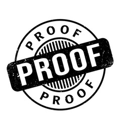Proof rubber stamp Royalty Free Vector Image - VectorStock