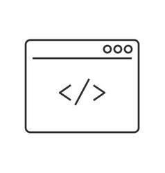 Html5 css3 js icon set web development logo icon Vector Image