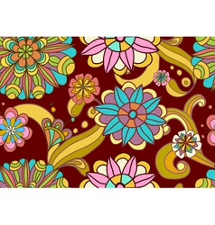 Seamless floral ornament Royalty Free Vector Image