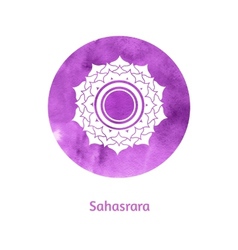 Sahasrara chakra Royalty Free Vector Image - VectorStock