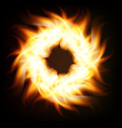 Ring of fire design element for your business Vector Image