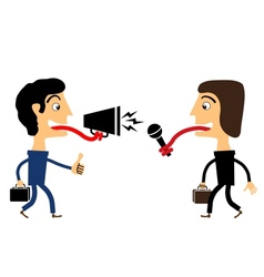 Failed interview Royalty Free Vector Image - VectorStock