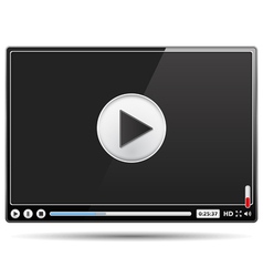 Video player Royalty Free Vector Image - VectorStock
