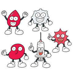 Set of blood cells Royalty Free Vector Image - VectorStock