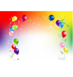 Bright holiday balloons isolated Royalty Free Vector Image