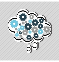 Thought concept design Royalty Free Vector Image
