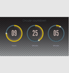 Design of countdown timer for coming soon or under