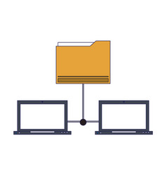 Technology software tools cartoon Royalty Free Vector Image