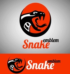 Snake emblem 2 Royalty Free Vector Image - VectorStock