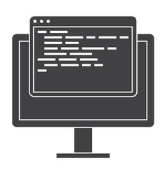 Black classic data science data analysis icons Vector Image