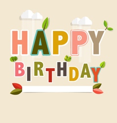 Birthday Card Greeting Happy Inscription Vector Images (over 3,800)