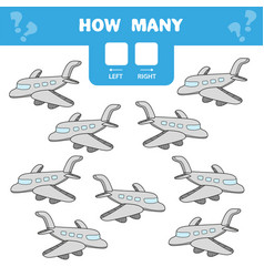 Counting game for preschool children educational Vector Image